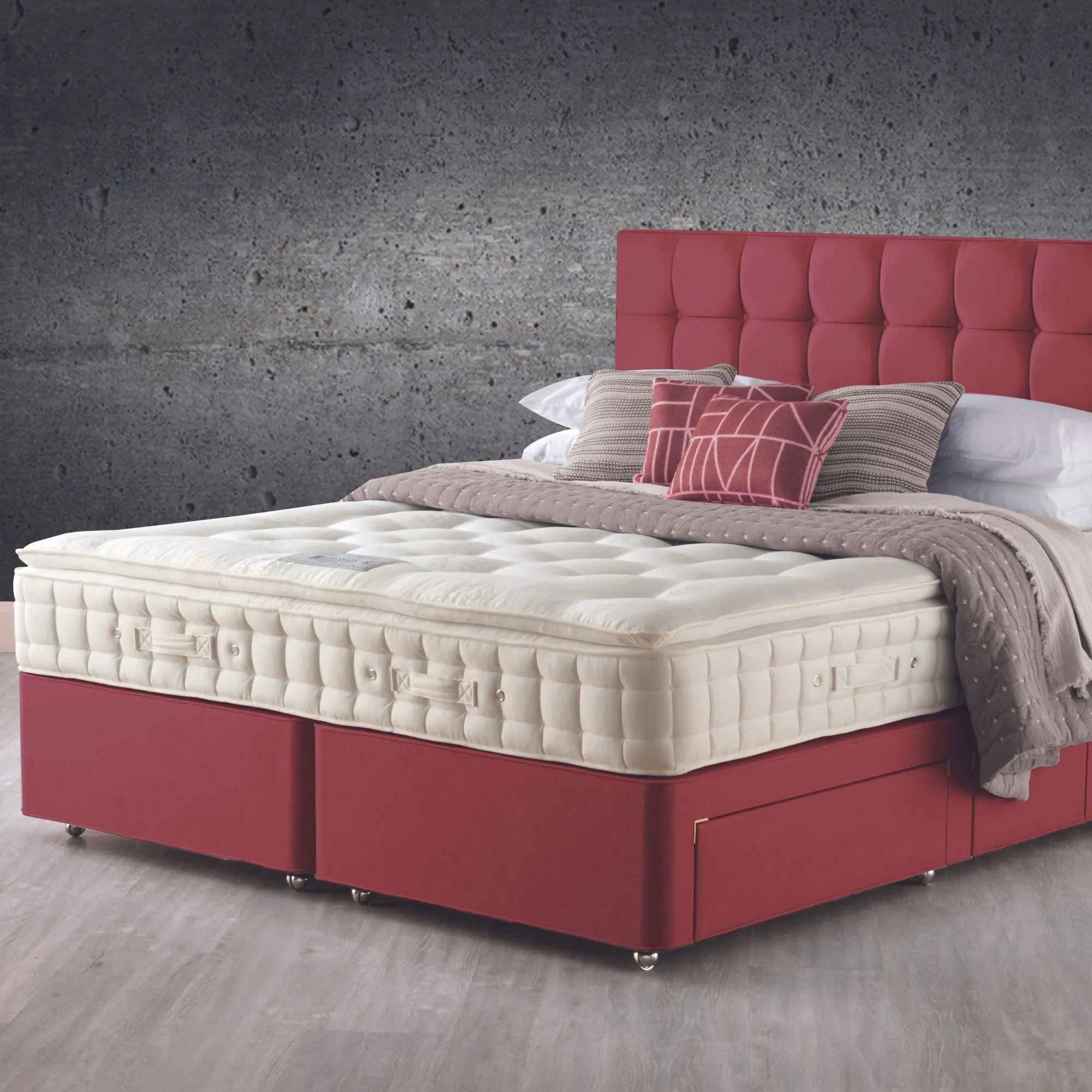 Deep Pocket Spring Divan Base by Hypnos | Snug Interiors